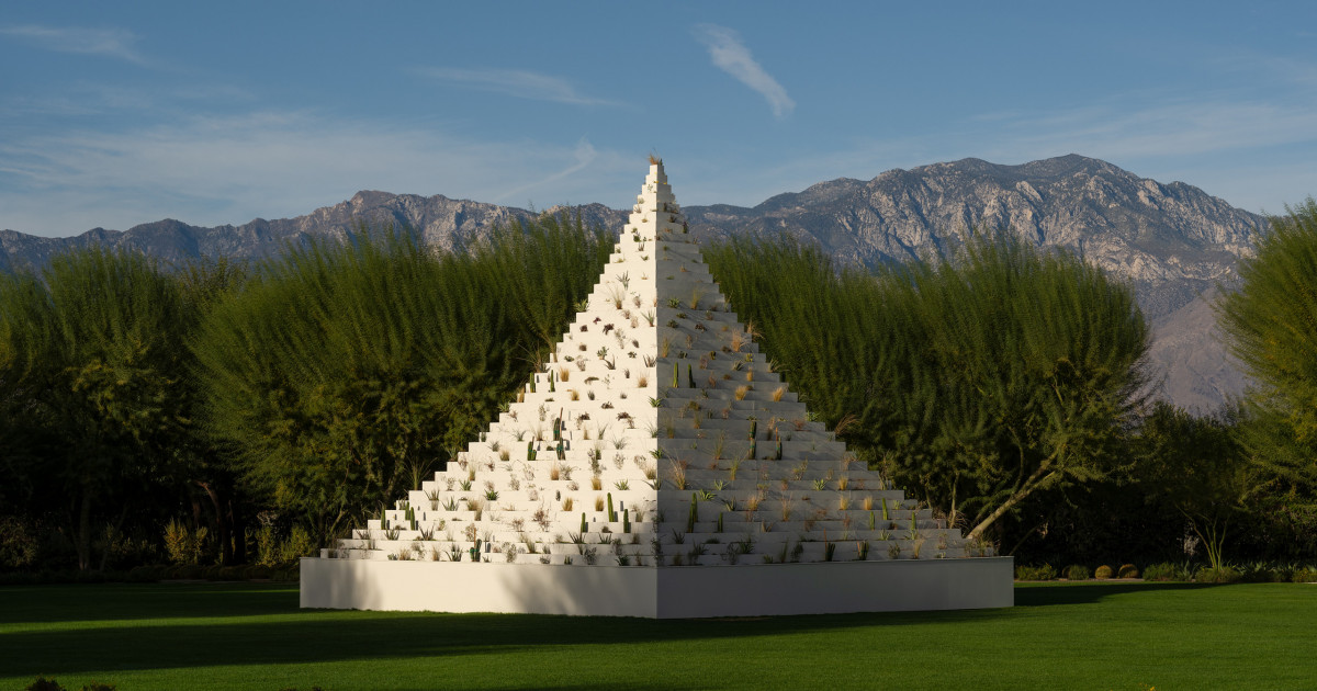 Desert X | Desert X 2025 | The Living Pyramid by Agnes Denes is Now Open